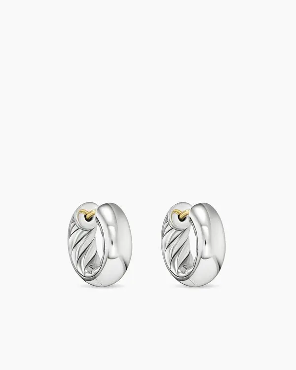 David Yurman Dy Mercer® Micro Hoop Earrings - All Sterling Silver