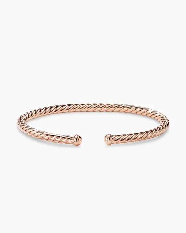 David Yurman Cable Flex Bracelet - 18k Rose Gold