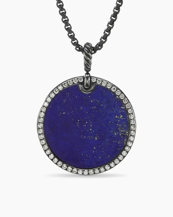 David Yurman Dy Elements® Disc Pendant - Lapis Lazuli