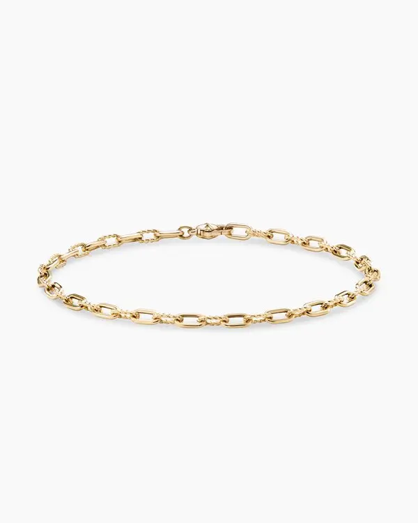 David Yurman Dy Madison® Chain Bracelet - All 18k Yellow Gold