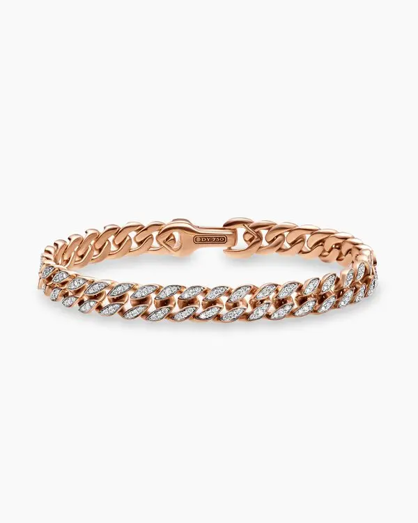 David Yurman Curb Chain Bracelet - Diamond