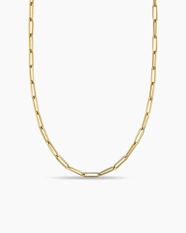 David Yurman Streamline® Chain Necklace In 18k Yellow Gold - All 18k Yellow Gold