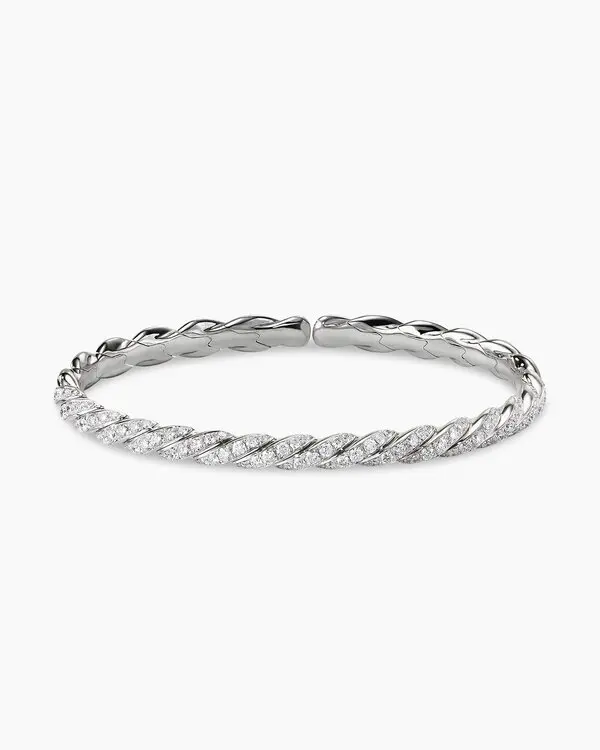 David Yurman Sculpted Cable Bracelet - Diamond
