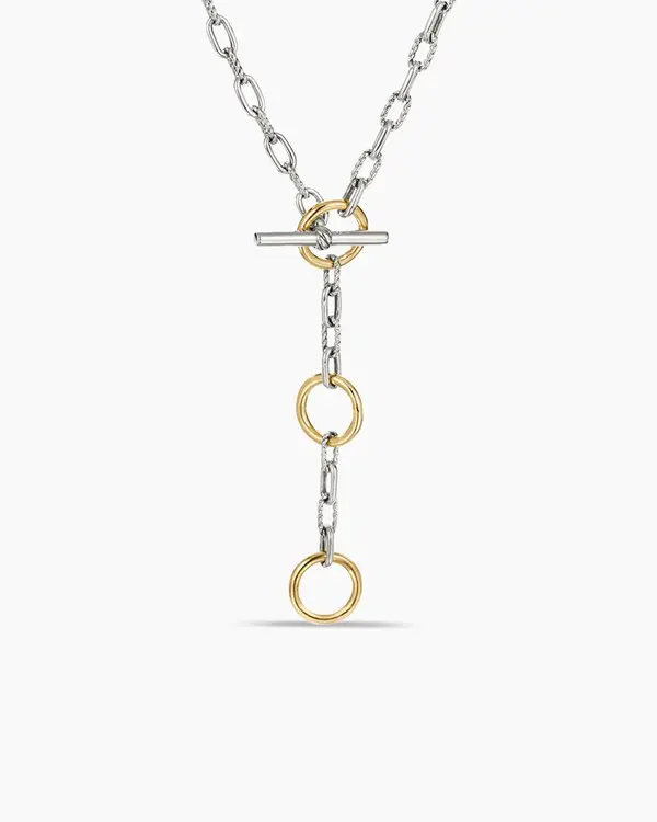 David Yurman Dy Madison® Chain Necklace - Sterling Silver/18k Yellow Gold