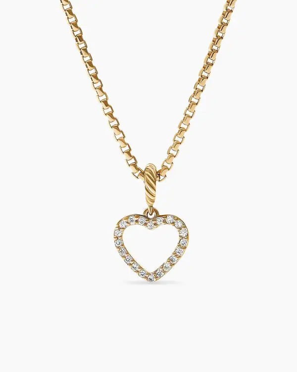 David Yurman Heart Amulet With Diamonds - Diamond