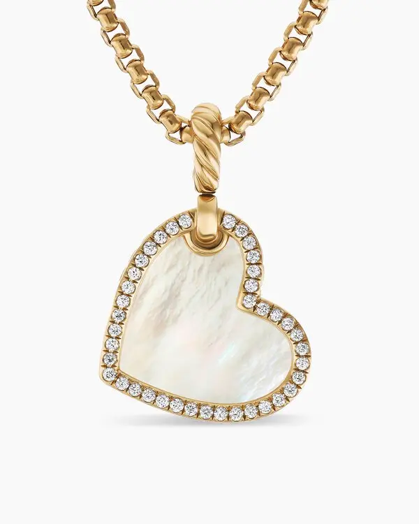 David Yurman Dy Elements® Heart Amulet - Mother Of Pearl
