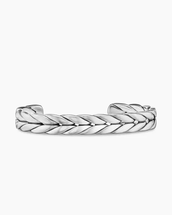 David Yurman Chevron Cuff Bracelet - All Sterling Silver