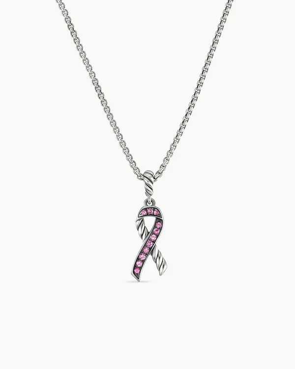 David Yurman Cable Collectibles® Ribbon Necklace - Pink Sapphire