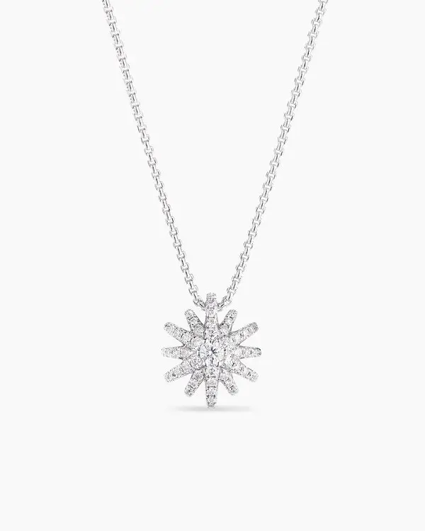David Yurman Starburst Pendant Necklace - Diamond
