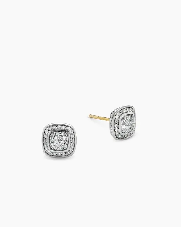 David Yurman Petite Albion Stud Earrings - Diamond