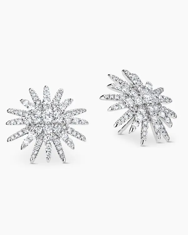 David Yurman Starburst Stud Earrings - Diamond