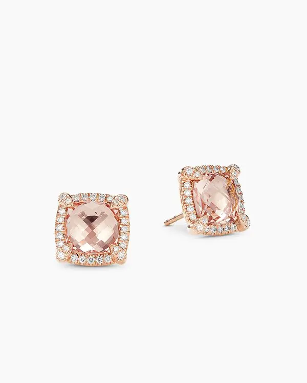 David Yurman Chatelaine® Stud Earrings - Morganite