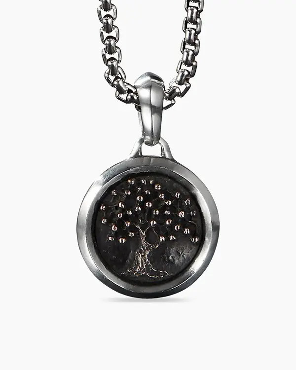 David Yurman Tree Of Life Amulet - Sterling Silver/bronze