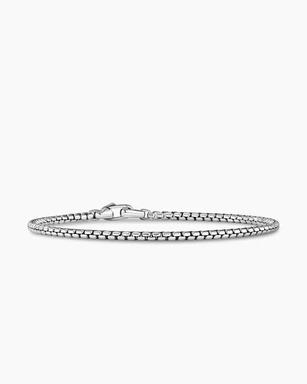 David Yurman Box Chain Bracelet - All Sterling Silver