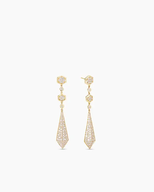 David Yurman Renaissance Drop Earrings - Diamond