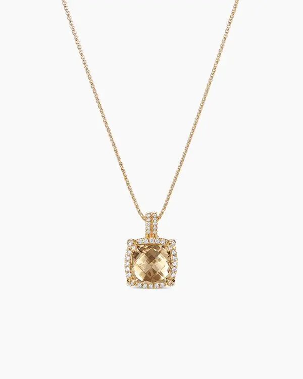 David Yurman Chatelaine® Pendant Necklace - Champagne Citrine