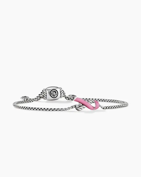 David Yurman Cable Collectibles Ribbon Chain Bracelet - Pink