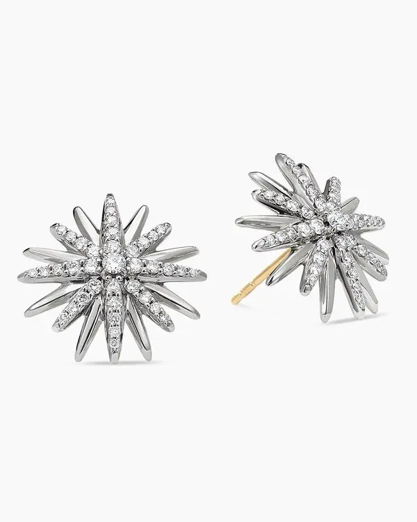 David Yurman Starburst Stud Earrings - Diamond