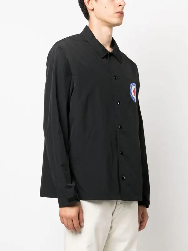 Kenzo Logo-stamp Shirt Jacket