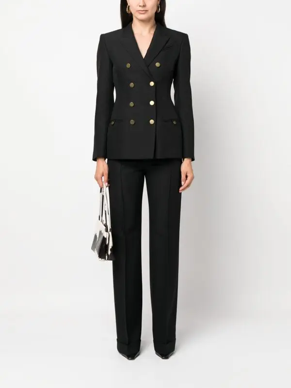 Philosophy Di Lorenzo Serafini Pressed-crease Trousers - Black