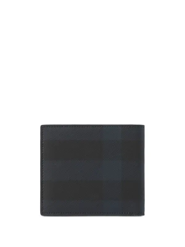 Burberry Check-print Leather Wallet