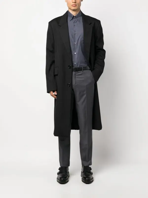 Incotex Slim-cut Virgin-wool Trousers - Grey