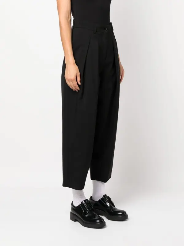 Kenzo Pleat-detail Cropped Trousers