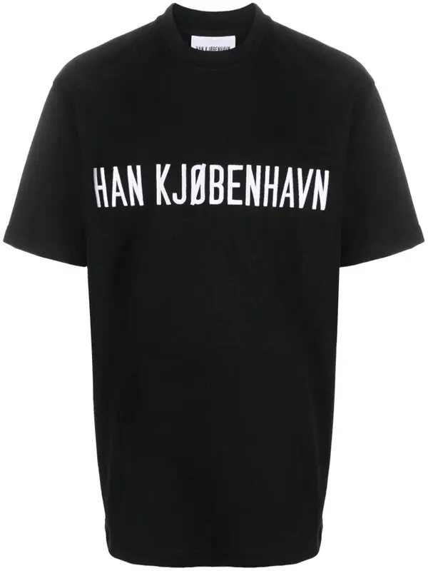 HAN KJØBENHAVN Logo-print Organic Cotton T-shirt