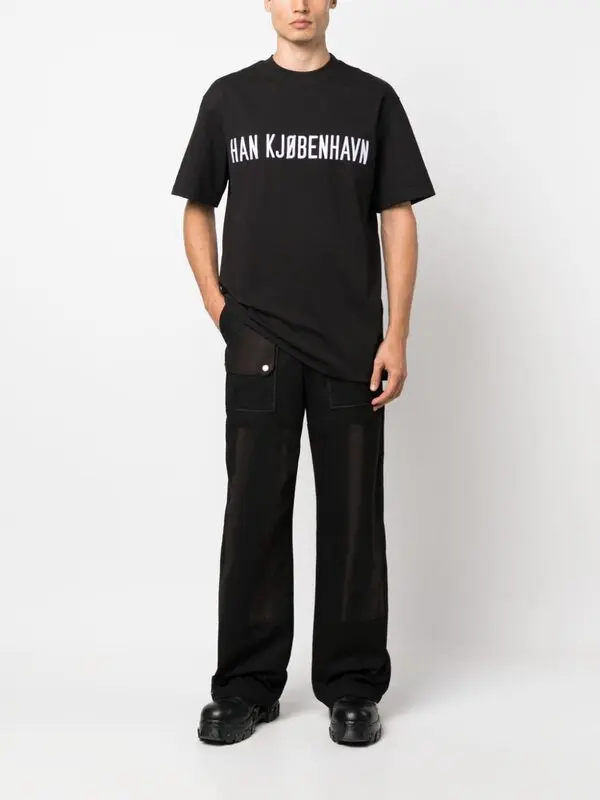 HAN KJØBENHAVN Logo-print Organic Cotton T-shirt