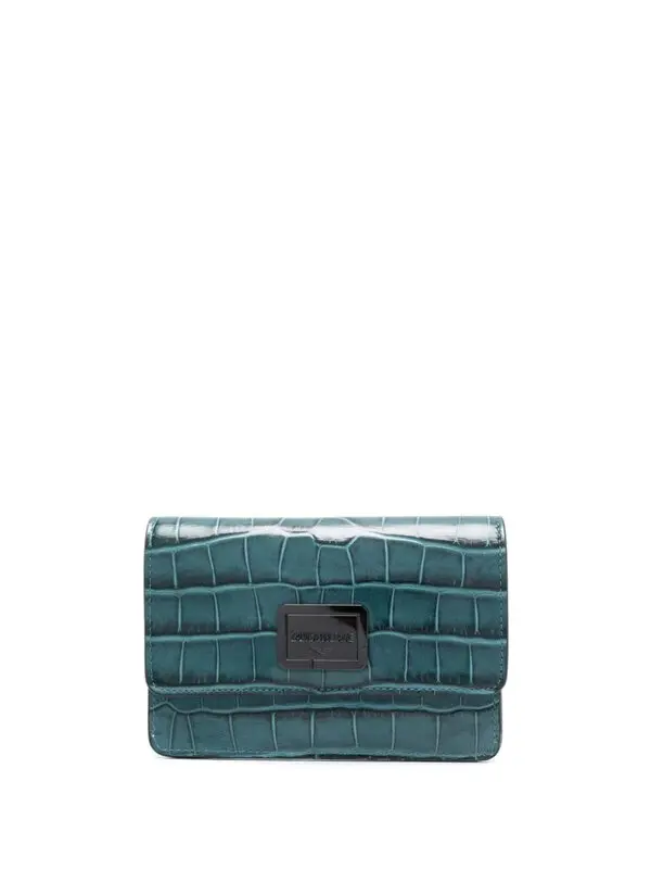 Zadig&Voltaire Le Cecilia Crocodile-effect Cardholder - Blue