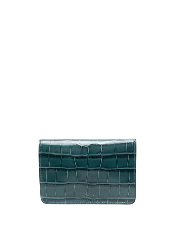 Zadig&Voltaire Le Cecilia Crocodile-effect Cardholder