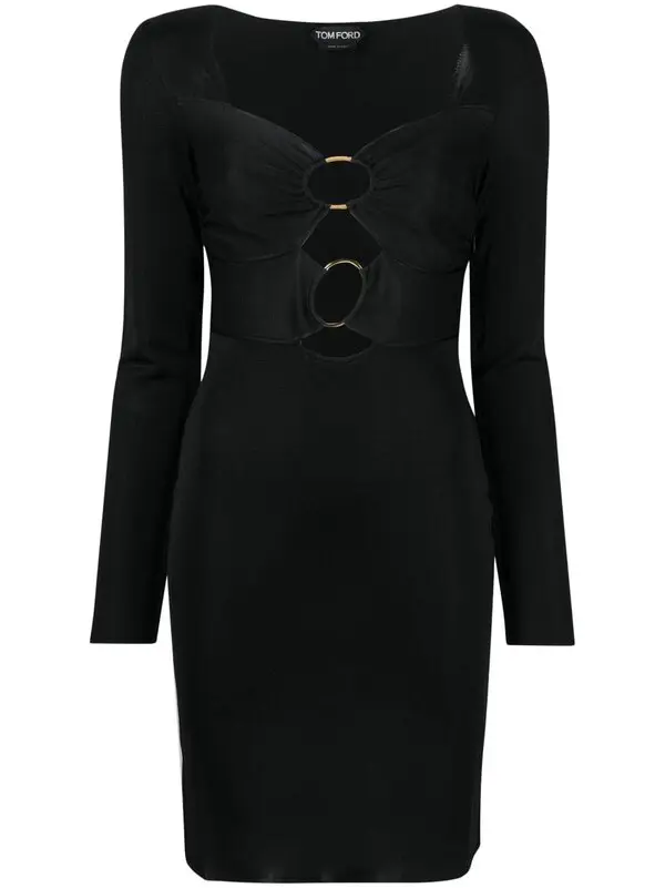 TOM FORD Cut-out Knit Mini Dress
