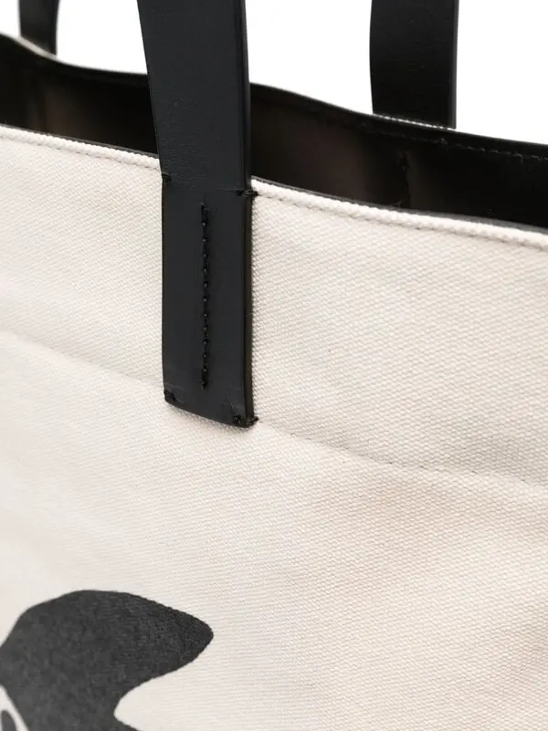 Palm Angels Logo-print Canvas Tote Bag