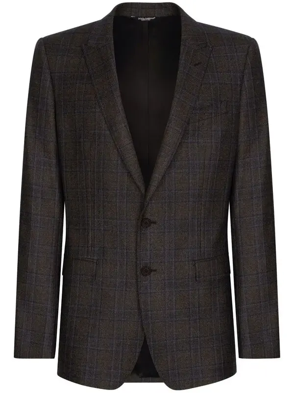 Dolce & Gabbana Prince Of Wales Check Pattern Blazer