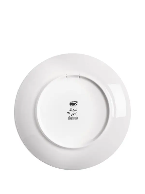 FORNASETTI Tema E Variazioni Porcelain Plate