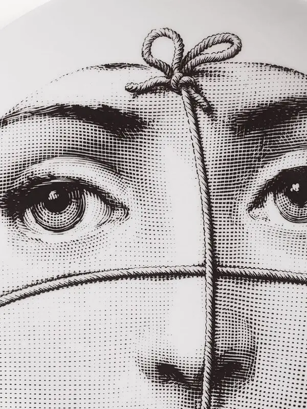 FORNASETTI Tema E Variazioni Porcelain Plate