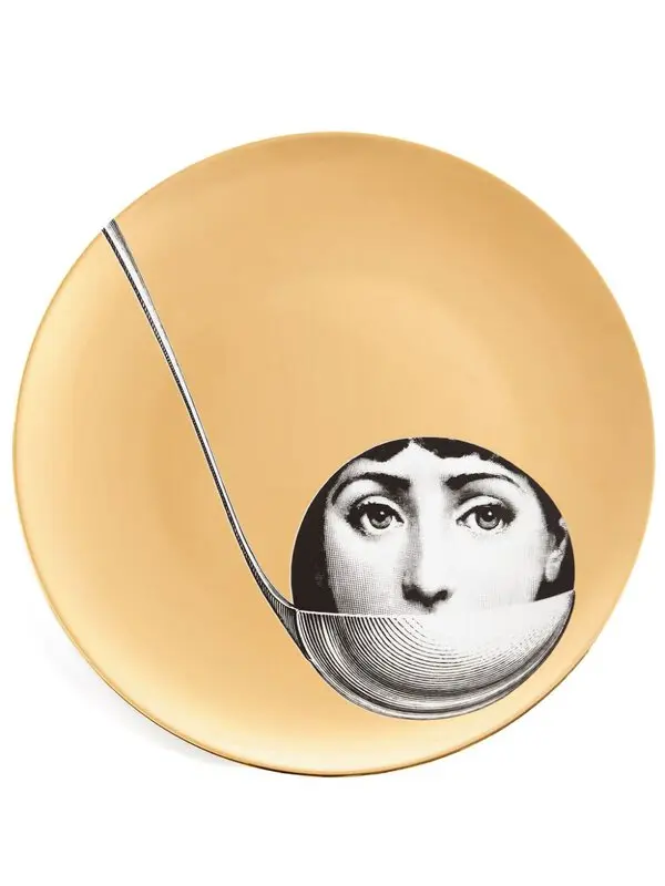 FORNASETTI Variazioni N.162 Wall Plate - Gold