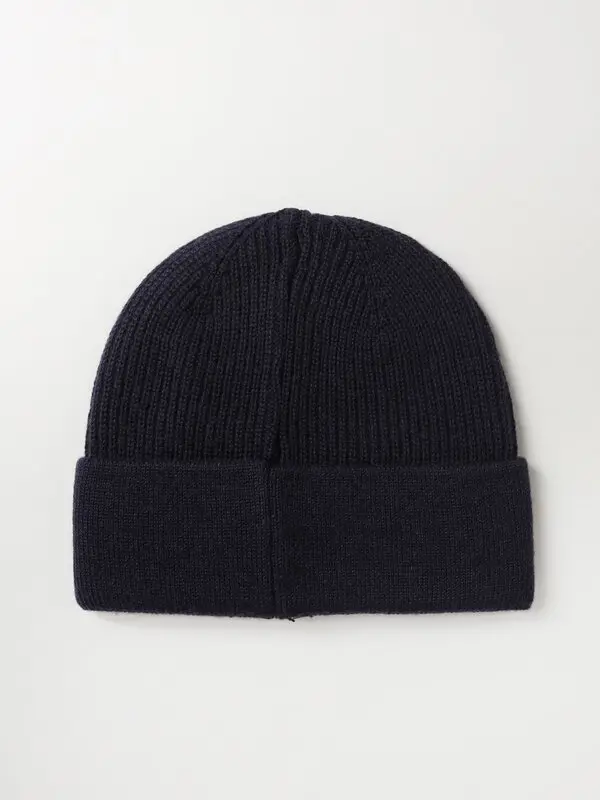 AUTRY Wool Blend Beanie With Embroidered Logo