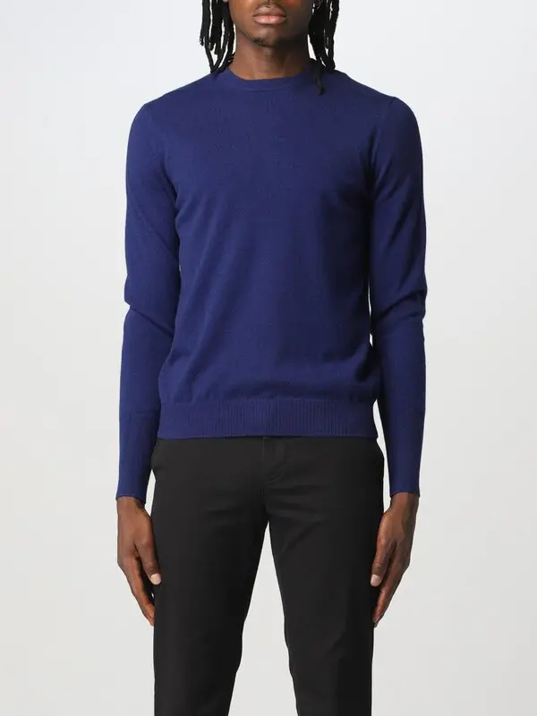 BALLANTYNE Crew Neck Pullover - Blue