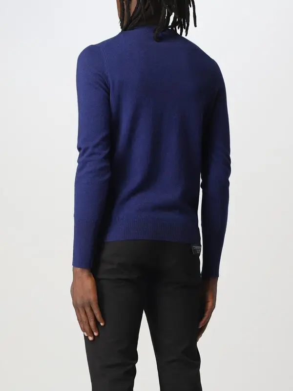 BALLANTYNE Crew Neck Pullover - Blue