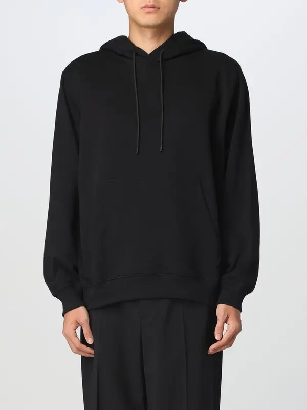 MSGM Cotton Hooded Sweatshirt - Black