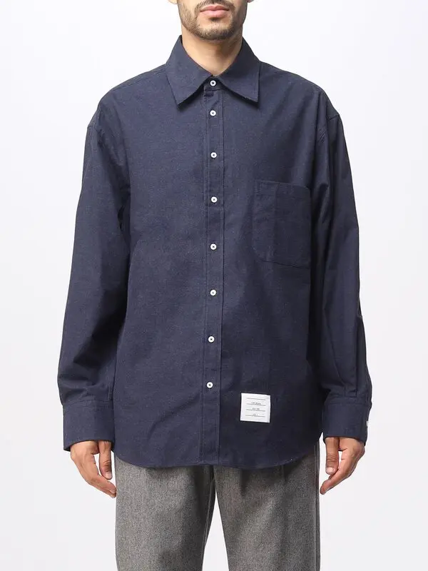 Thom Browne Shirt In Brushed Cotton