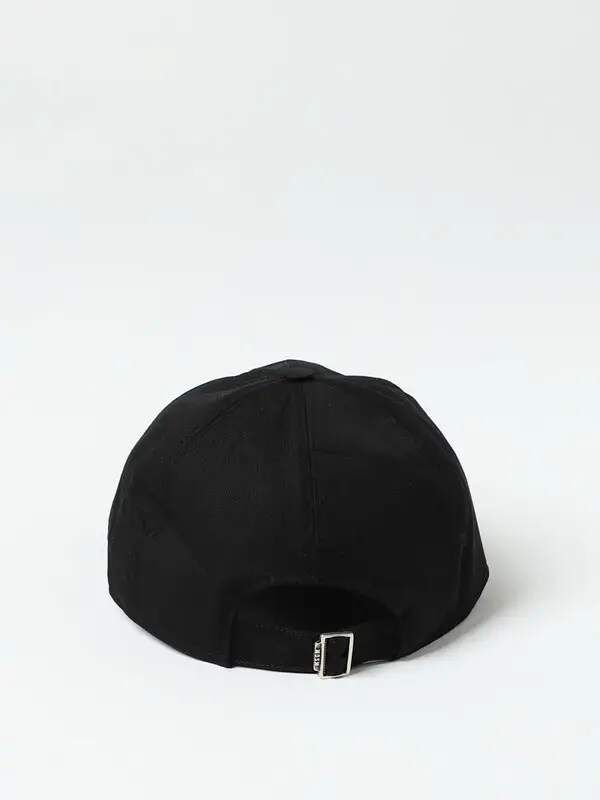 MSGM Hat In Cotton With Embroidered Logo - Black
