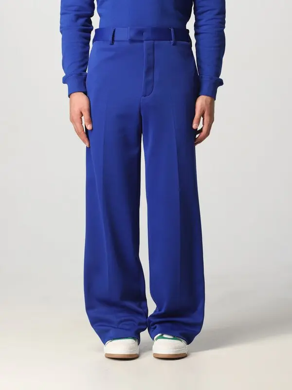 MSGM Cotton Blend Pants - Blue