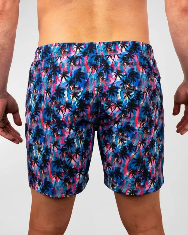 MACEOO Apos;s Lion Swim Shorts - Palm Multi