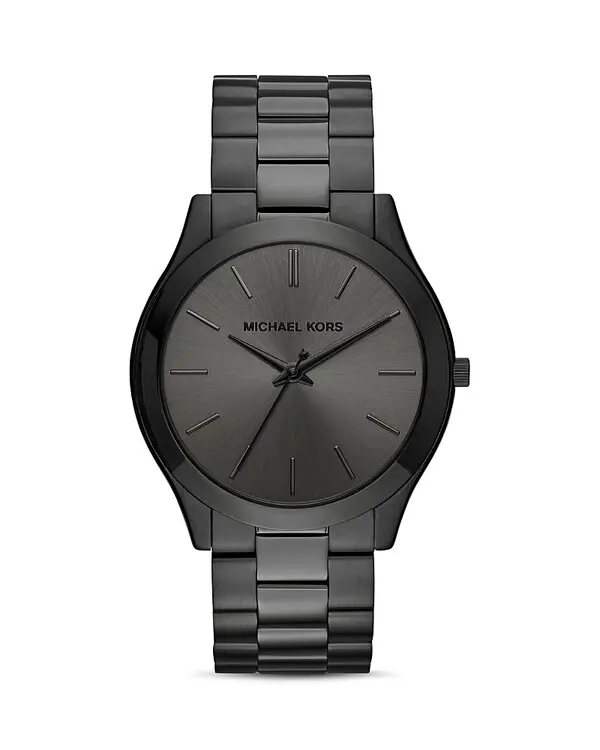 Michael Kors Slim Runway Bracelet Watch, 44mm - Black