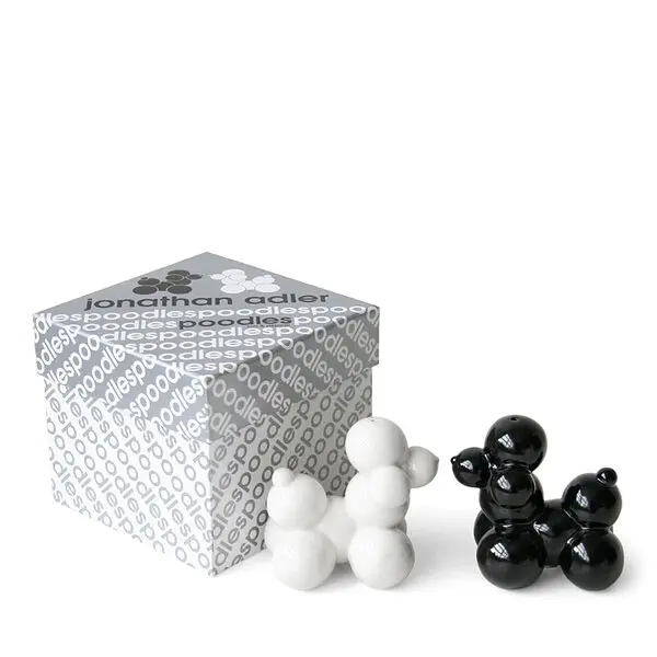 Jonathan Adler Poodle Salt & Pepper Shakers - Open Misce