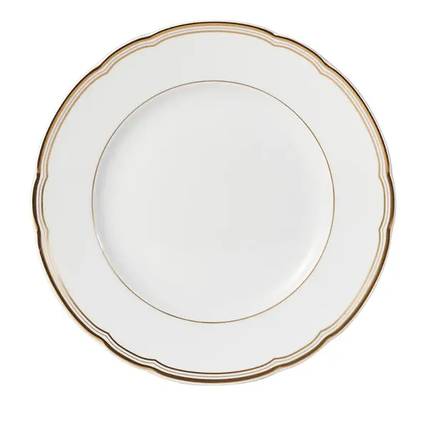Bernardaud Pompadour Salad Plate - White/gold