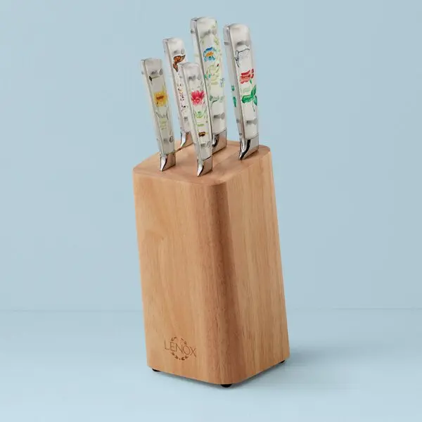 LENOX Butterfly Meadow 6-piece Knife Block Set