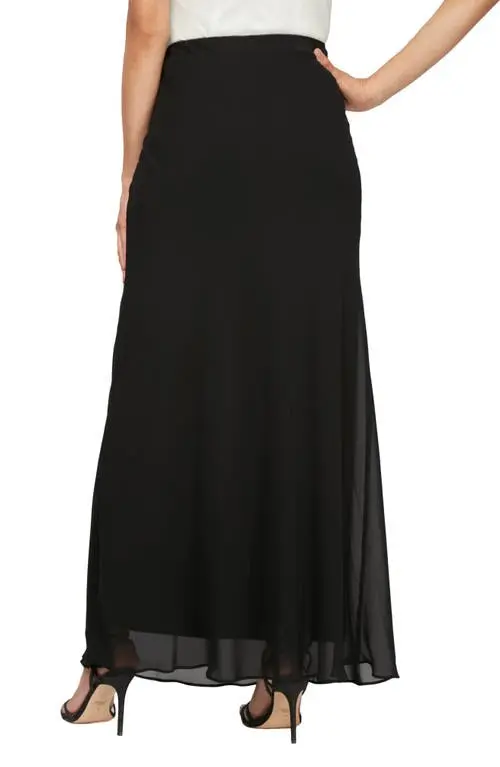 Alex Evenings Chiffon A-line Skirt